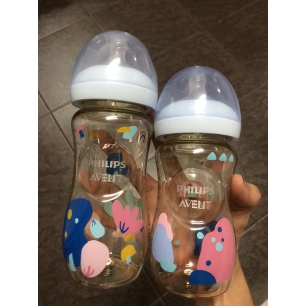 💯Original Avent Natural PPSU Bottle 9oz/260ml & 11oz /330mlSingle Pack- Honey Tinted | Shopee ...