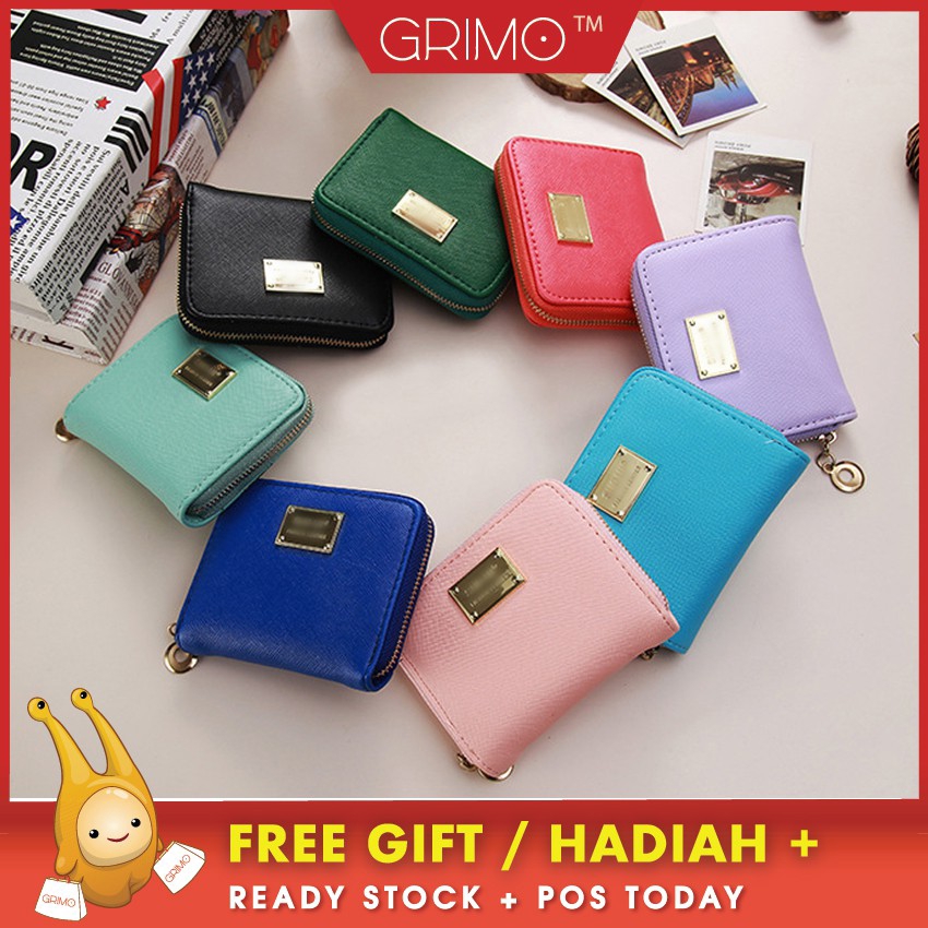 Dompet Beg Pouch READY STOCK GRIMO Short Suo UI Purse Wallet Zip Wallet ...