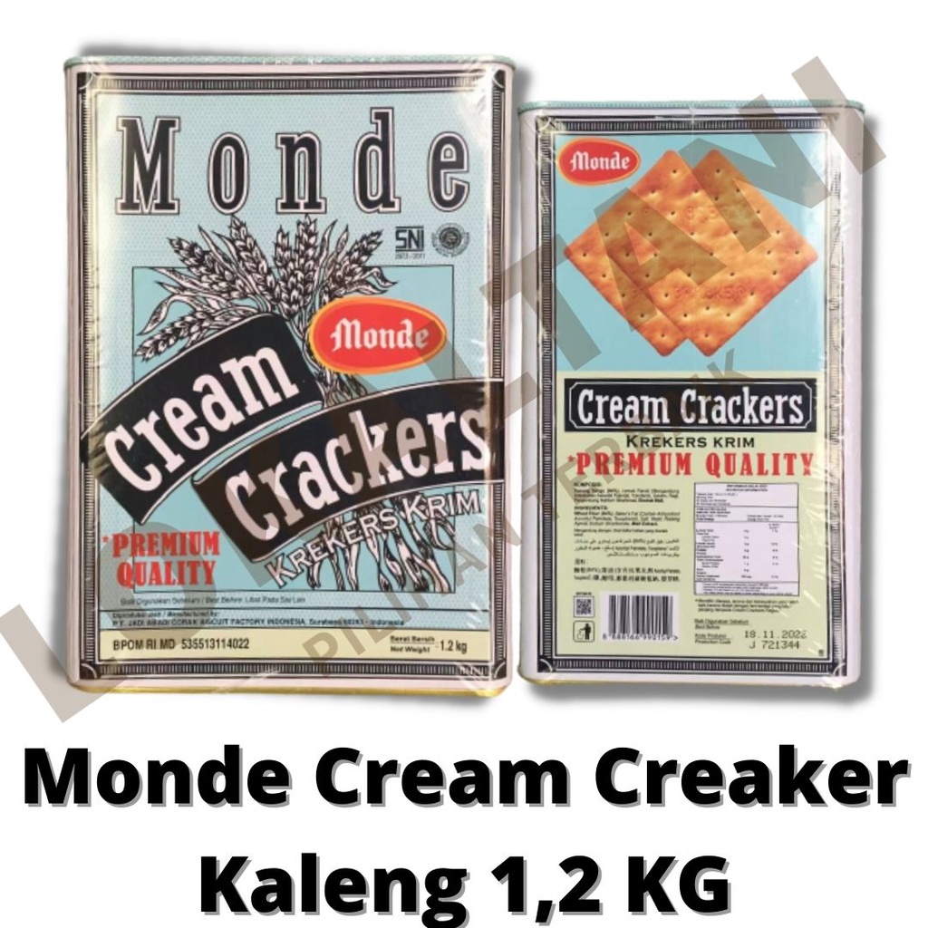 Monde Cream Crackers Can - 1.2kg | Shopee Malaysia