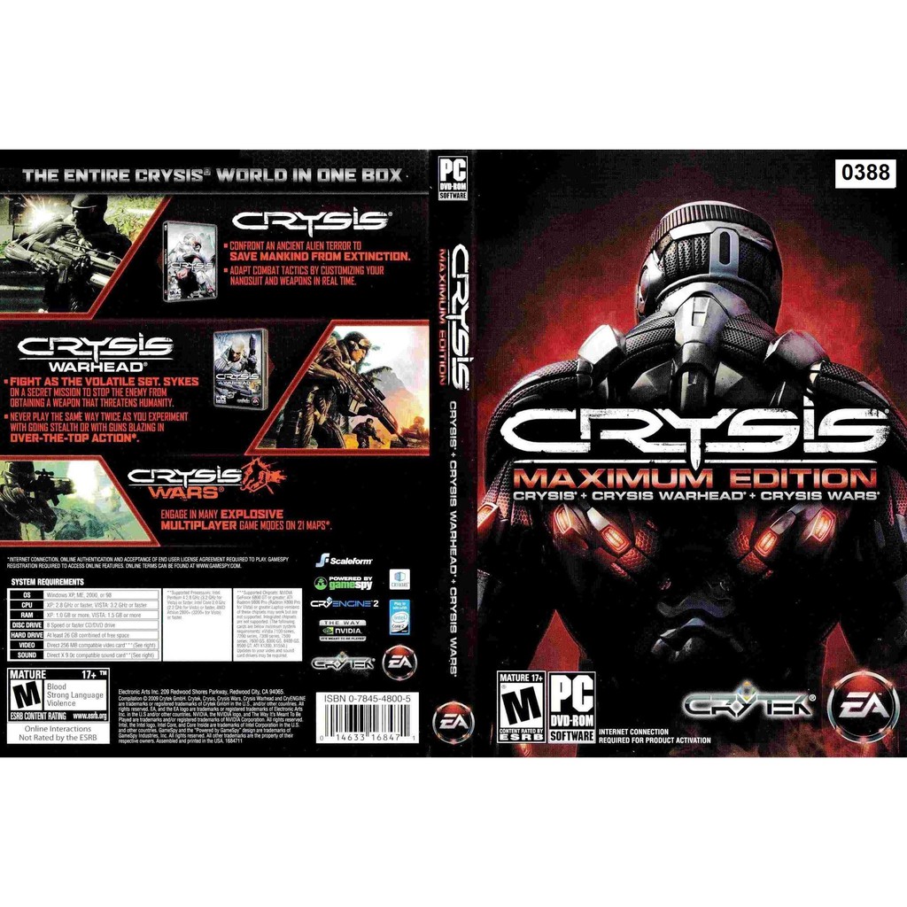 (PC) Crysis Maximum Edition | Shopee Malaysia