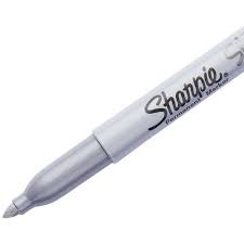 Sharpie Metallic Silver Permanent Markers Fine Point 1pcs (Original ...