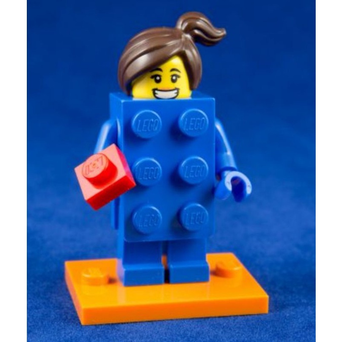 Lego 71021 Collectible Minifigure Series 18: No 3 Blu Brick Girl ...