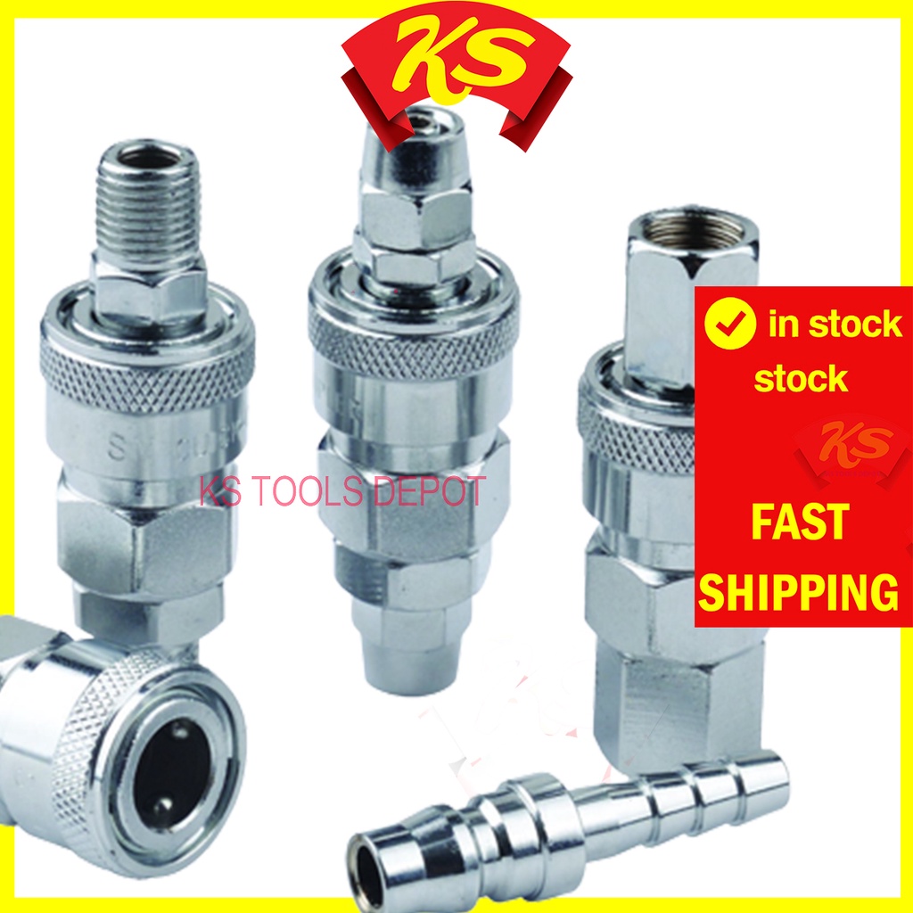 ALL SIZE THB Quick Release Coupler Connector Air Line Hose Coupling ...