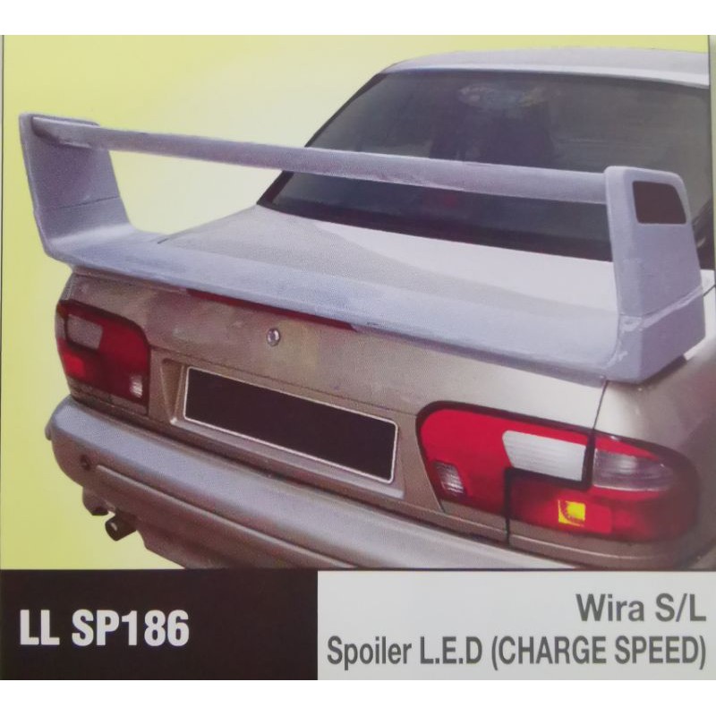 Wira Sedan Charge Speed Spoiler Fibreglass tidak masuk cat. | Shopee ...