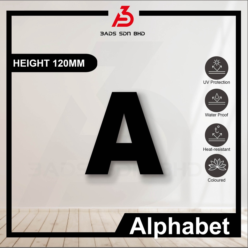 🌼🌼A-Z Alphabet/ Tulisan ABC /Tulisan Deco/ White PVC Letters/Wedding ...