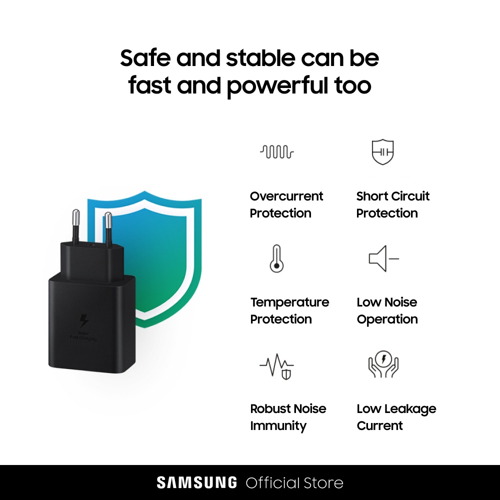 SAMSUNG 45W TRAVEL ADAPTER SUPER FAST CHARGE(2024) | Shopee Malaysia