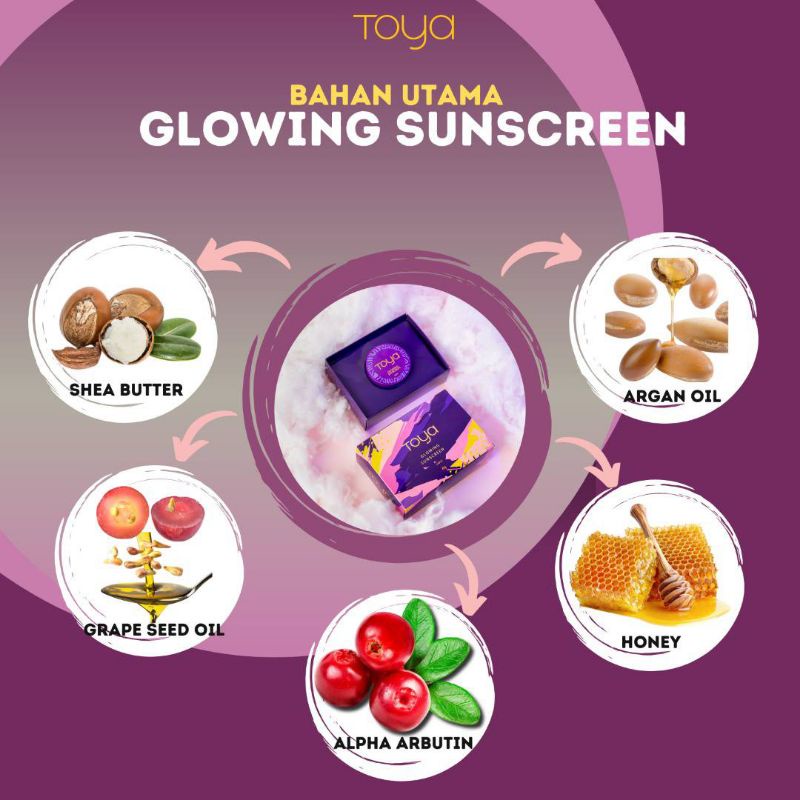 TOYA SUNSCREEN ( GLOWING SUNSCREEN ) | Shopee Malaysia