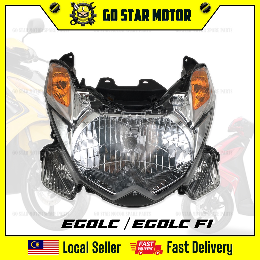 YAMAHA EGOLC EGO-LC EGO'LC EGO LC EGOLCFI FI HEAD LAMP LAMPU DEPAN HEAD ...