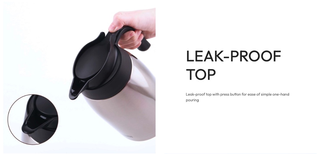 THERMOS Vacuum Insulated Modern Carafe TTB Series ( 1.0L / 1.5L / 2.0L ) Original 保温壶 2 Years ...