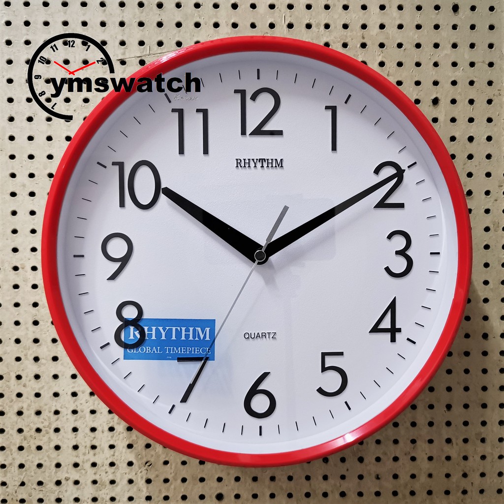Rhythm Wall Clock CMG716NR Jam Dinding Japan Movement | Shopee Malaysia