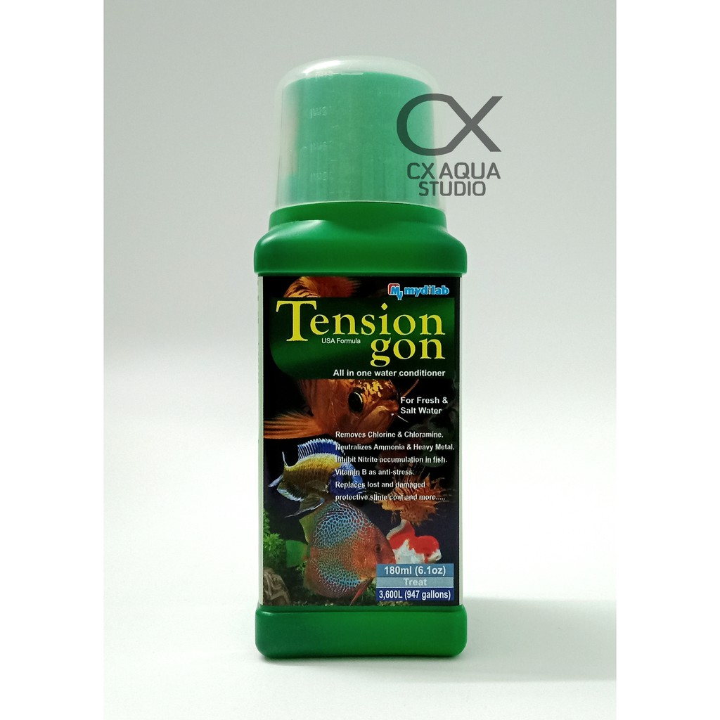 Tension Gon Anti Chlorine Fish Care Water Conditioner 180ml | Shopee ...