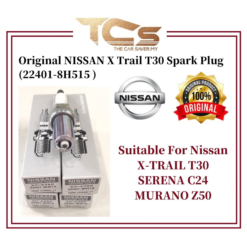 Original NISSAN X Trail T30 Spark Plug (22401-8H515 ) | Shopee Malaysia