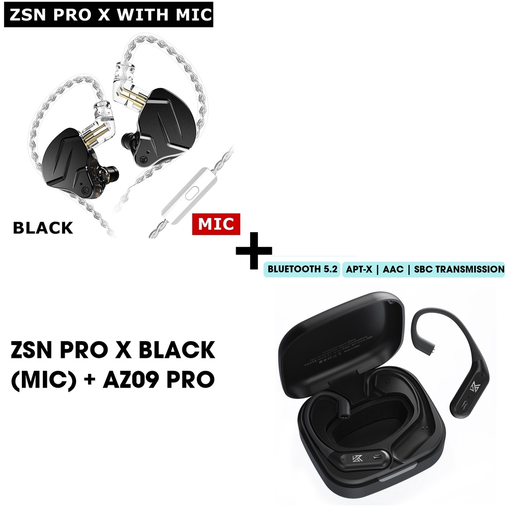 KZ ZSN PRO / ZSN PRO X Earphone 2-Driver In Ear Headphone Headset IEM ...