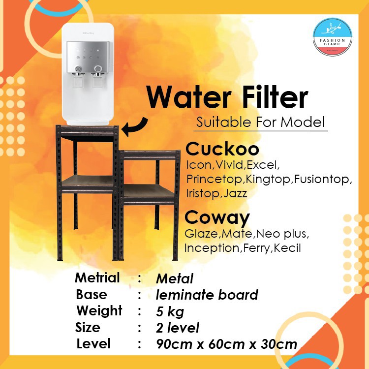 tapis 2 level water filter stand/coway n cuckoo TABLE TOP | Shopee Malaysia