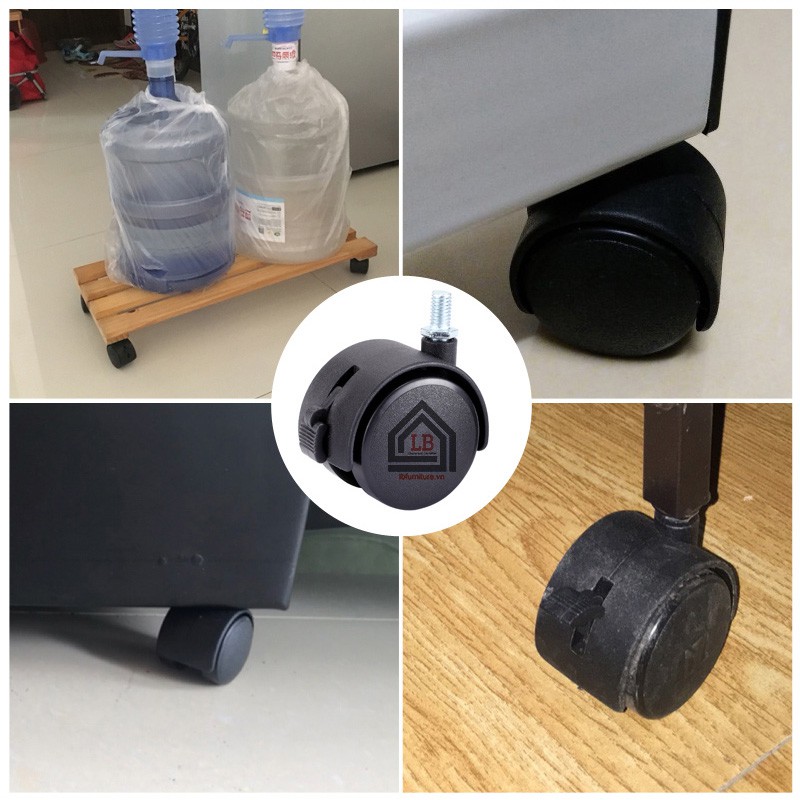 Threaded screw wheel, locking tooth body/ Table and cabinet leg wheel ...