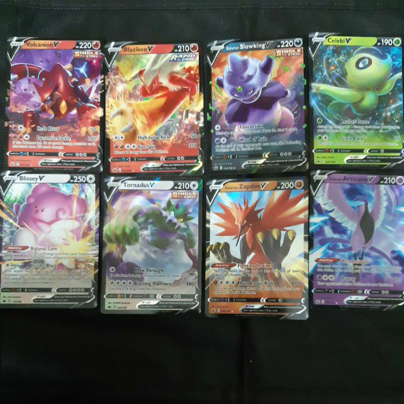 Chilling Reign: volcanion V /Galarian Moltres V/ Celebi VMAX /shadow ...