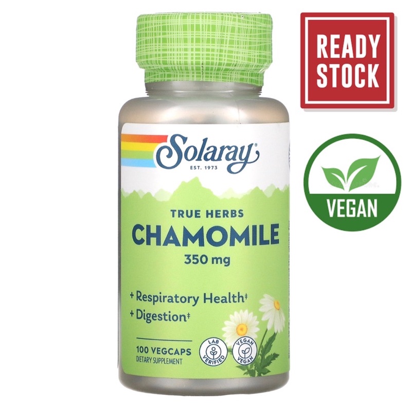 Chamomile Supplement Vitamin 350mg 100veggie capsule | Shopee Malaysia