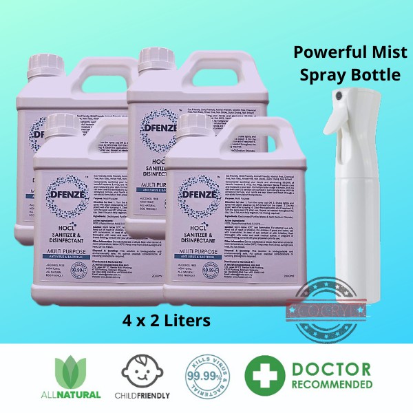 Ready Stock Bundle |Sanitizer & Disinfectant Multi Purpose | DFENZE ...