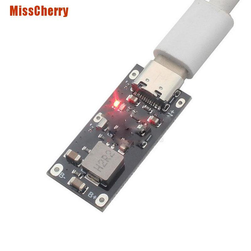 [MissCherry] Type-C Usb 5V 3A 3.7V 18650 Lithium Li-Ion Charging Board Charger Module | Shopee ...