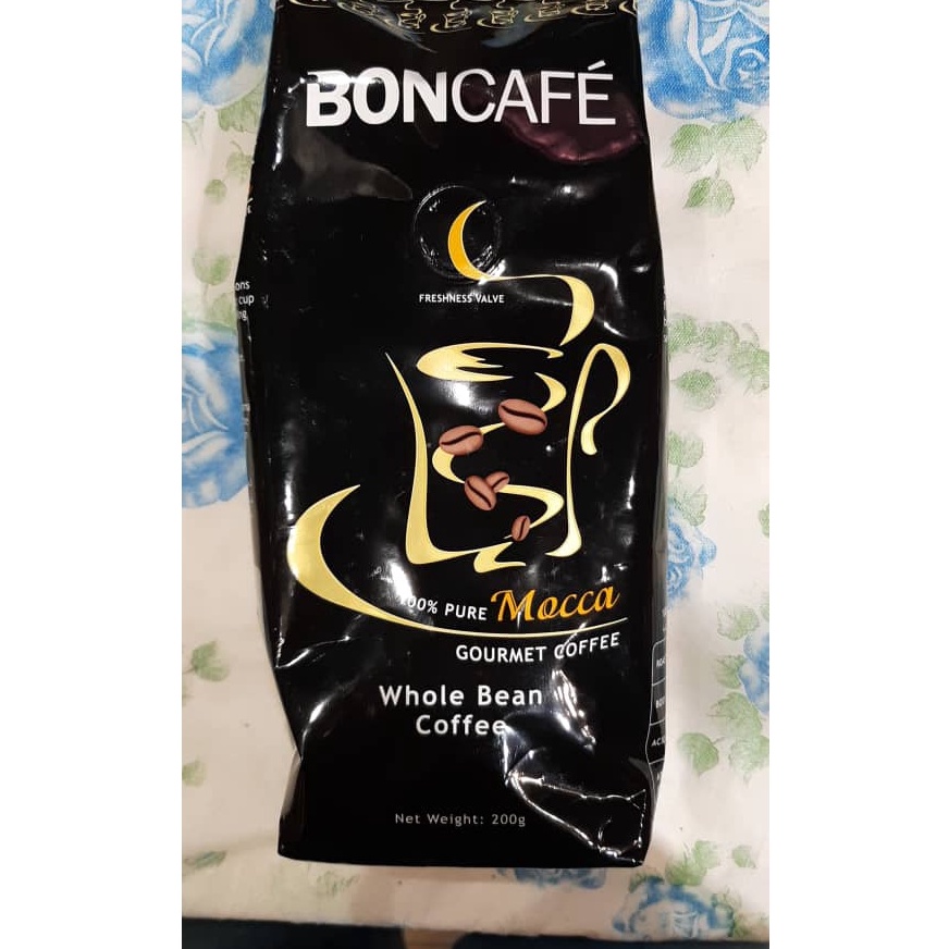 BonCafe-Mocca-Whole Bean Coffee 200g/BonCafe-Mocca-Kopi Kacang Penuh 200g | Shopee Malaysia
