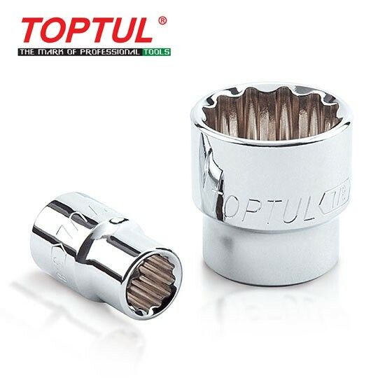 TOPTUL 3/8"DR. 12PT Sockets SAE BBEB Series | Shopee Malaysia