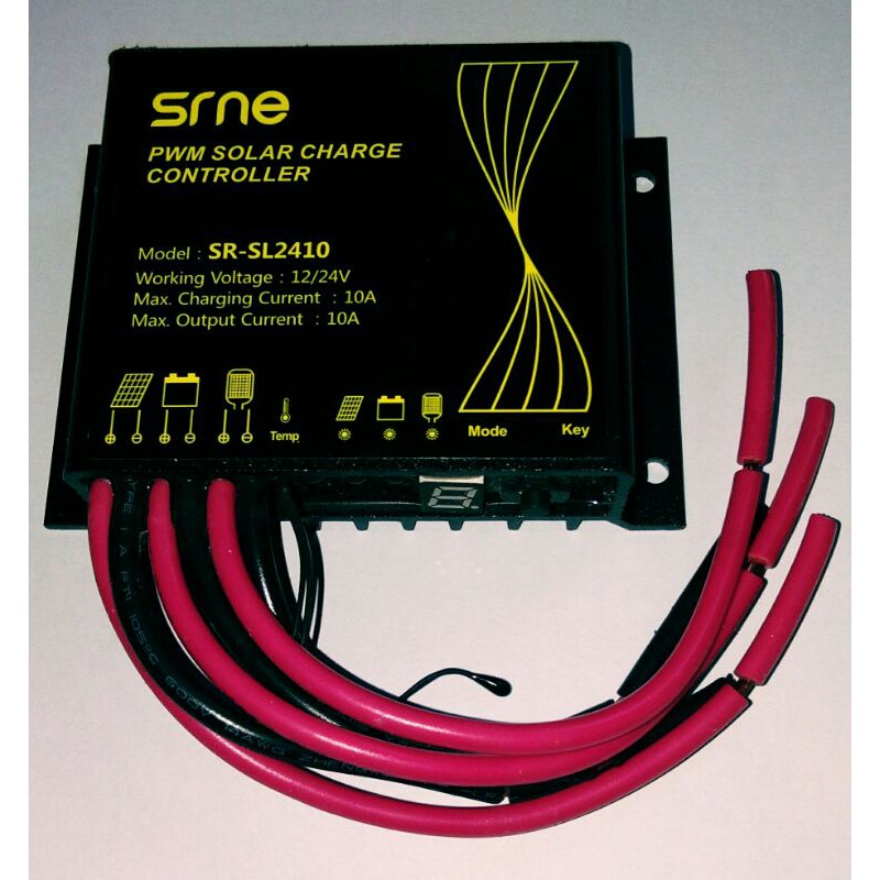 10A Smart Solar Charge Controller Lithium Battery waterproof street ...