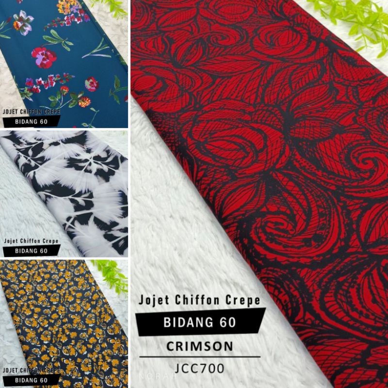 🌈 READY STOCK 🌈 KAIN CHIFFON CREPE JOJET VIETNAM VIRAL | Shopee Malaysia