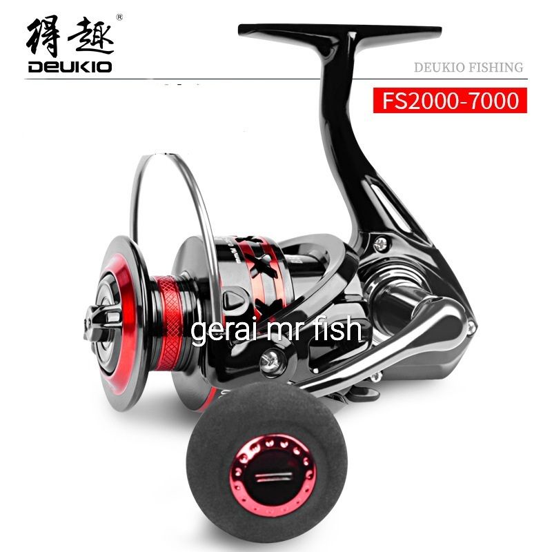 DEUKIO FS / AC / AF 1000 - 7000 spinning fishing reel | Shopee Malaysia