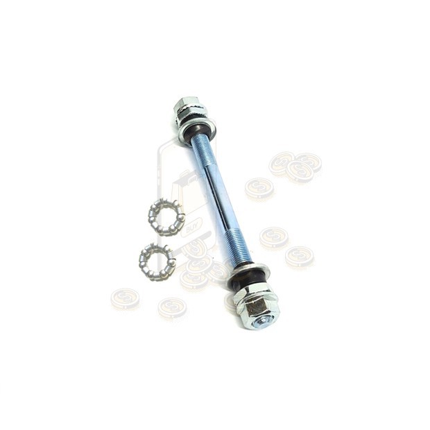 Hub Axle Front Rear Steel Solid Spindle Shaft for Bicycle Wheel ...