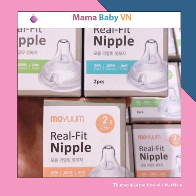 [Genuine] Korean moyuum milk bottle replacement nipple No. 2-3-4 (1 nipple) | Shopee Malaysia