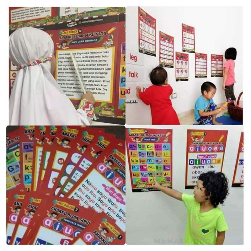 🔥PROMOSI PKP🔥POSTER ANAKKU BIJAK SUKU KATA/SAMBIL MAIN SAMBIL BELAJAR ...