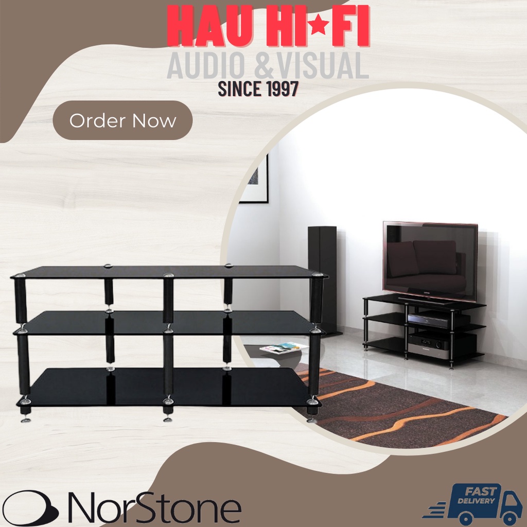 Norstone Bergen AV 2 Hifi Rack | Shopee Malaysia