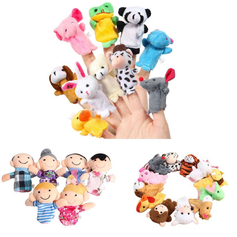 Finger Charming Animal Puppets Doll Set For Interactive Storytelling ...