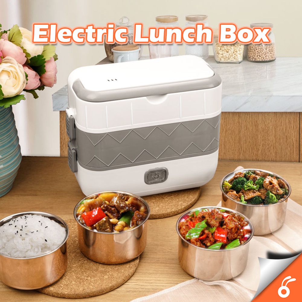 6134 ELECTRIC LUNCH BOX Portable Lunch Box Cooker Portable Mini Rice ...
