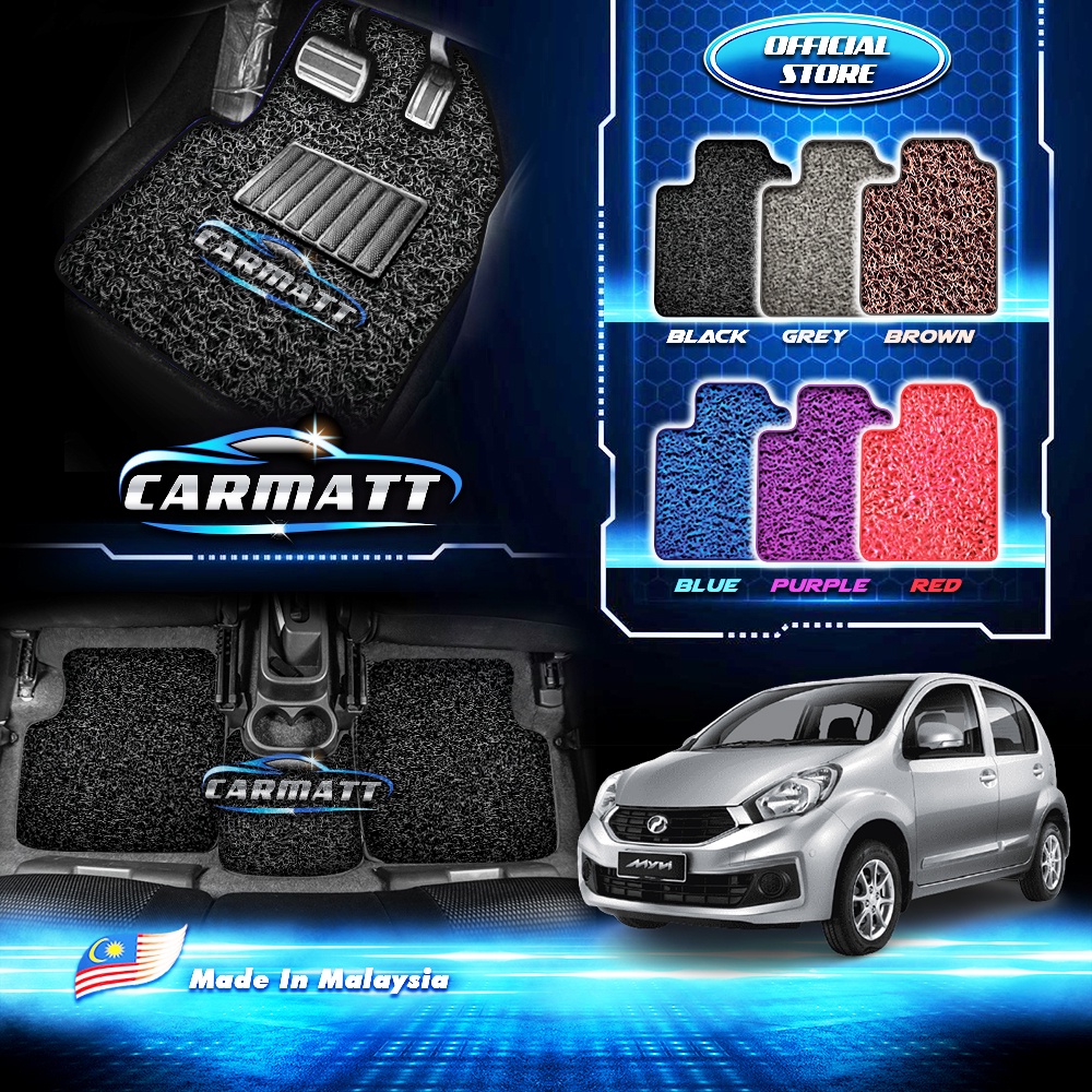 [Pre-cut] Perodua Myvi (2011-2017) Lagi Best Floor Mat Carpet Kereta ...