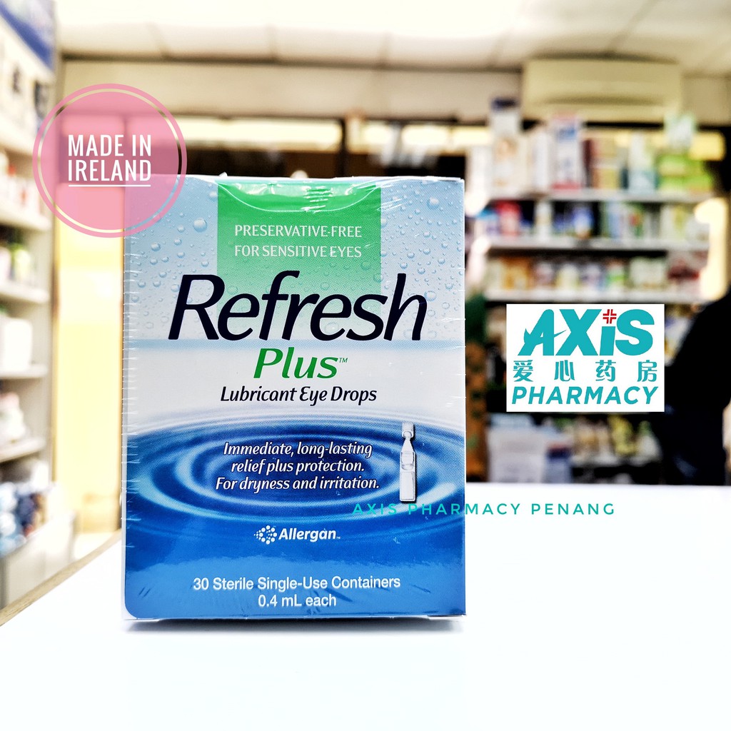 REFRESH PLUS 30'S x 0.4ml (ALLERGAN) EXP: 08/2025 | Shopee Malaysia
