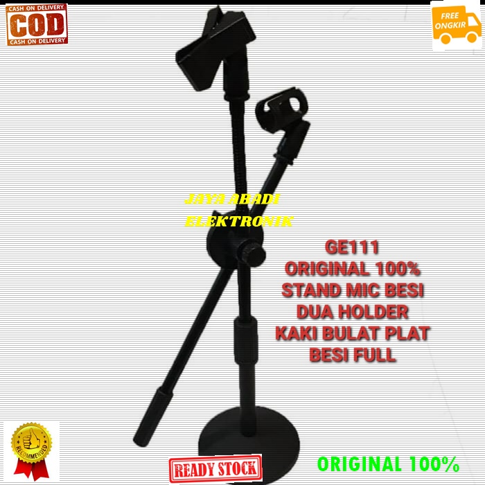 Original STAND MIC Iron 80CM Foot Round HOLDER MICROPHONE MICROPHONE ...