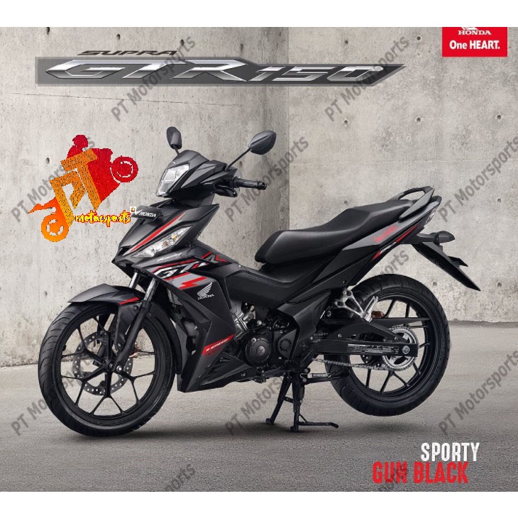 Honda Rs 150 V1 V2 Cover Set Black Supra GTR One Heart Black No 1 Honda Original dan OEM ...