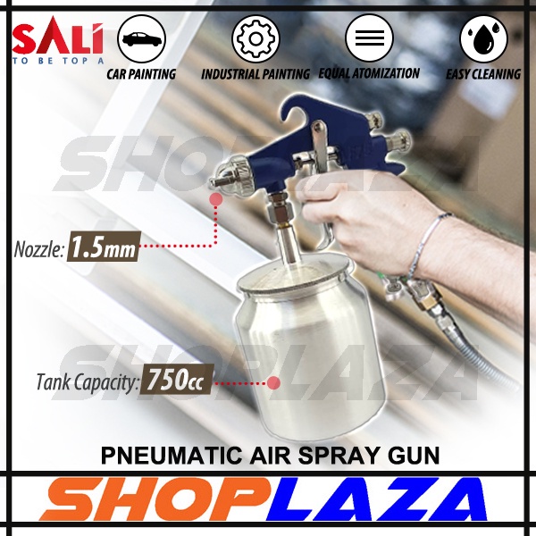 SALI Professional Pneumatic Air Spray Gun 1.5mm Nozzle 750cc Wall Painting Spray Gun Car ...