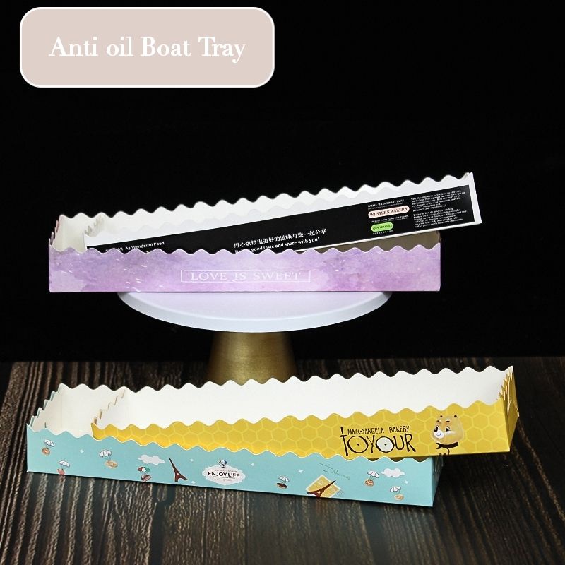 10pcs LONG PAPER BOAT TRAY/FOOD BOX (TRAY ONLY) | Shopee Malaysia