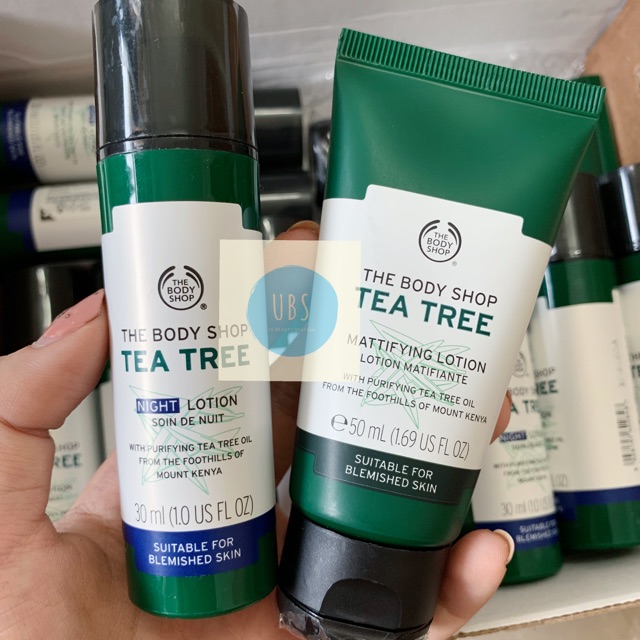 The Body Shop Tea Tree Day / Night Moisturizing Lotion For Oily Skin ...