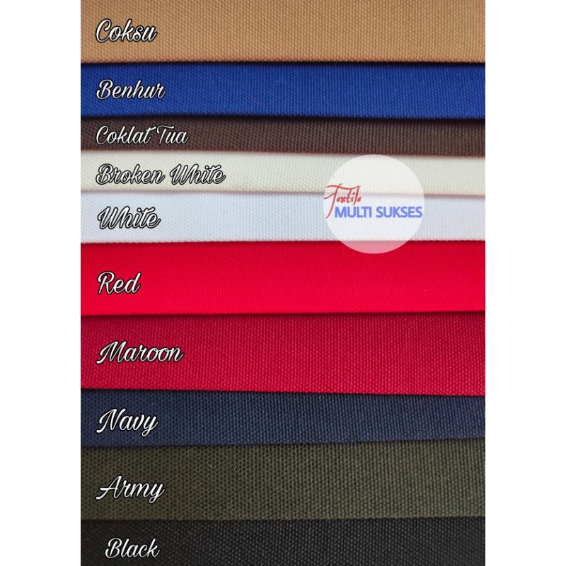 POLI 100% Thick Polyester Canvas Fabric Material Premium Poly PE Canvas ...