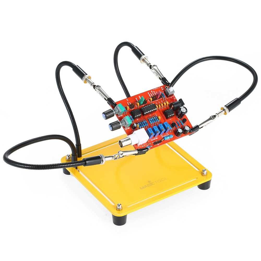 PCB Fixture Base Arms Soldering Station PCB Fixture Helping Hands Third ...