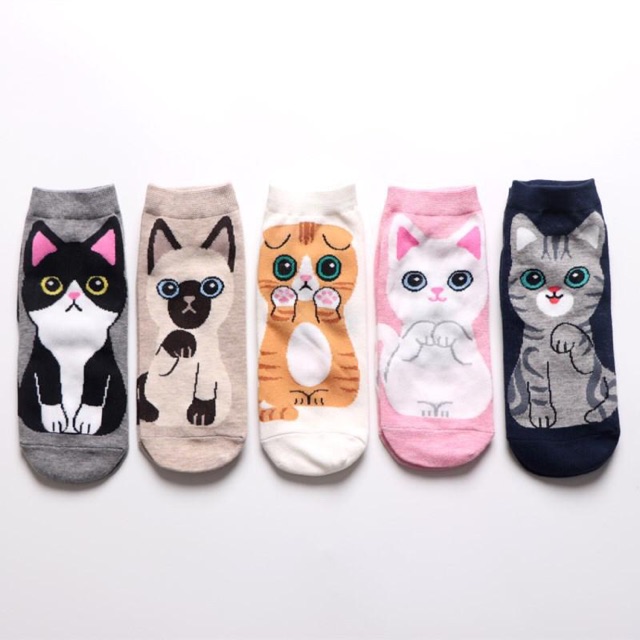 [🇲🇾Ready Stock]Adult Cute Cat Design Socks | Shopee Malaysia