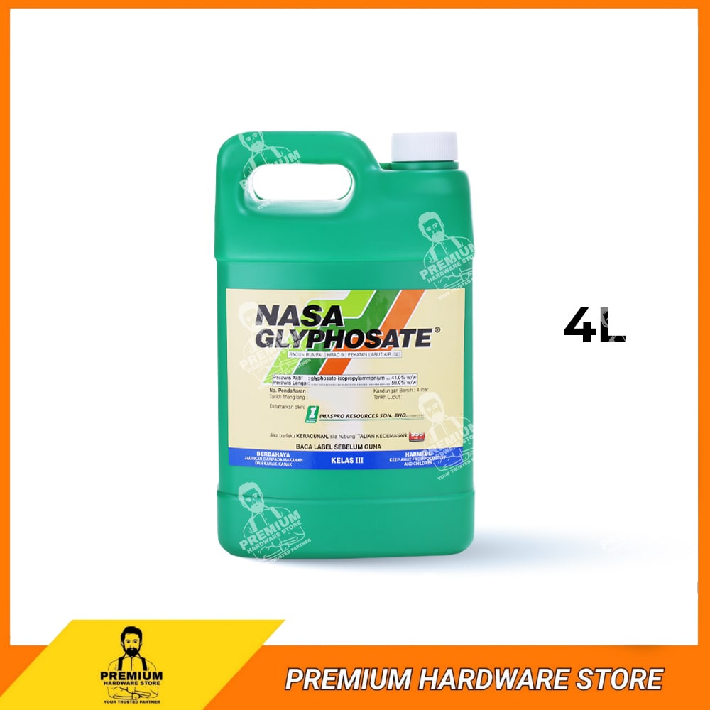 IMASPRO Nasa Glyphosate 4 Liter Glyphosate-Isopropylammonium 41% (Same ...
