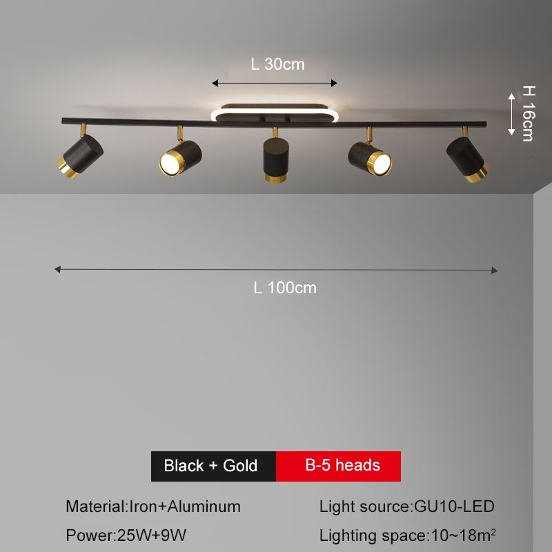 Modern wall spot light led background lighting home living room ...