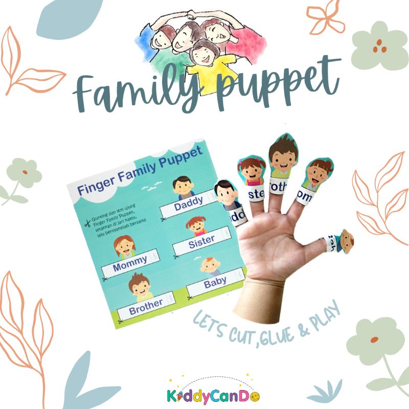 Diy FAMILY FINGER PUPPET Doll Children | Shopee Malaysia