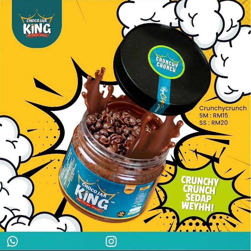 Chocojar King Crunchy Crunch Viral | Shopee Malaysia