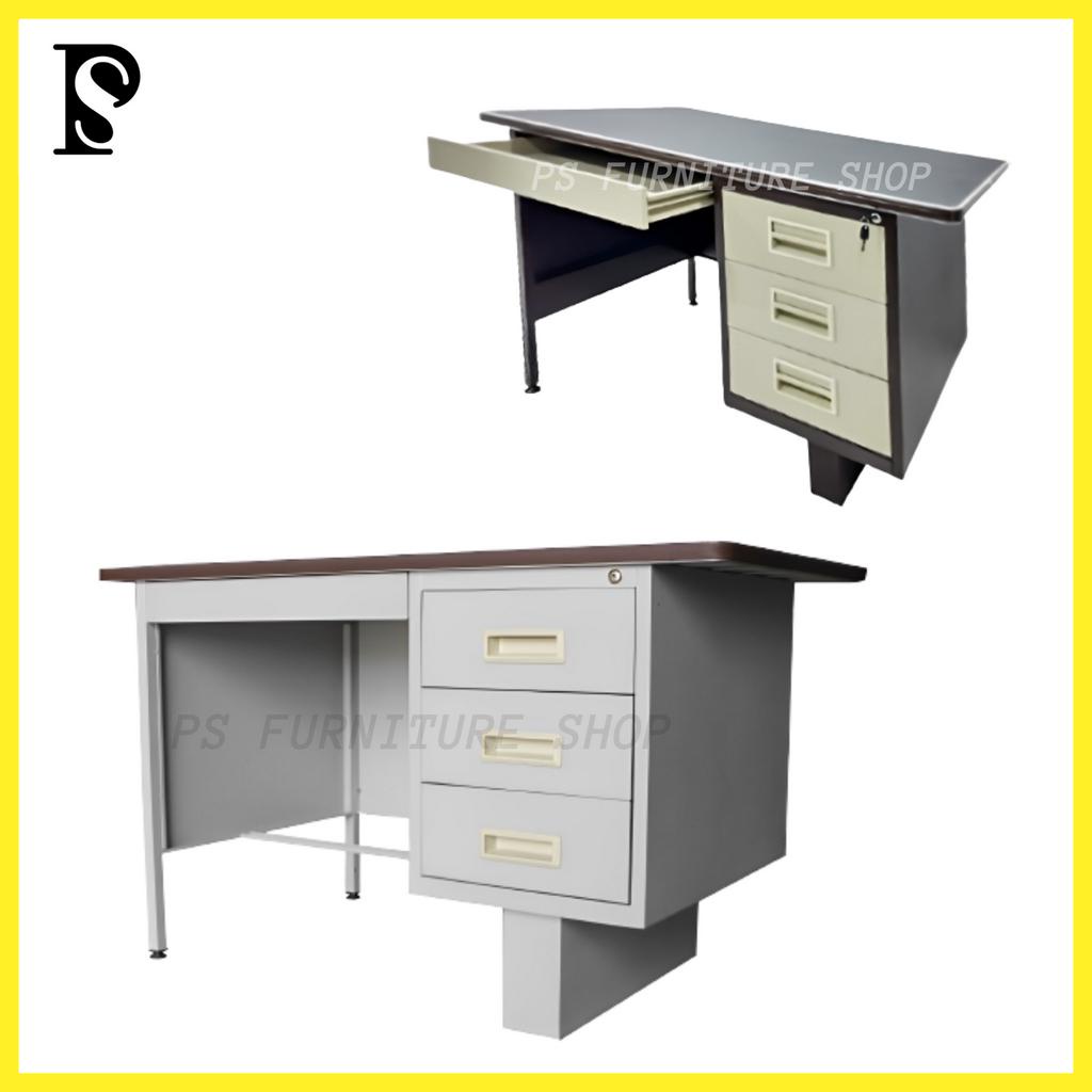 PS SHOP - Meja Besi / Metal Pedestal Desk / Table 4ft - ASSEMBLED ...