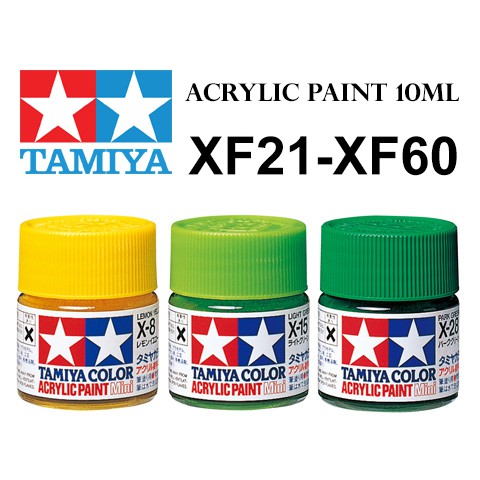 Tamiya Color Acrylic Paints Mini (Flat) XF21-XF60 | Shopee Malaysia
